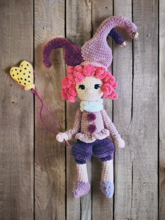 Arlekin - wzór szydełkowy w formie pliku pdf Joanna Handmade